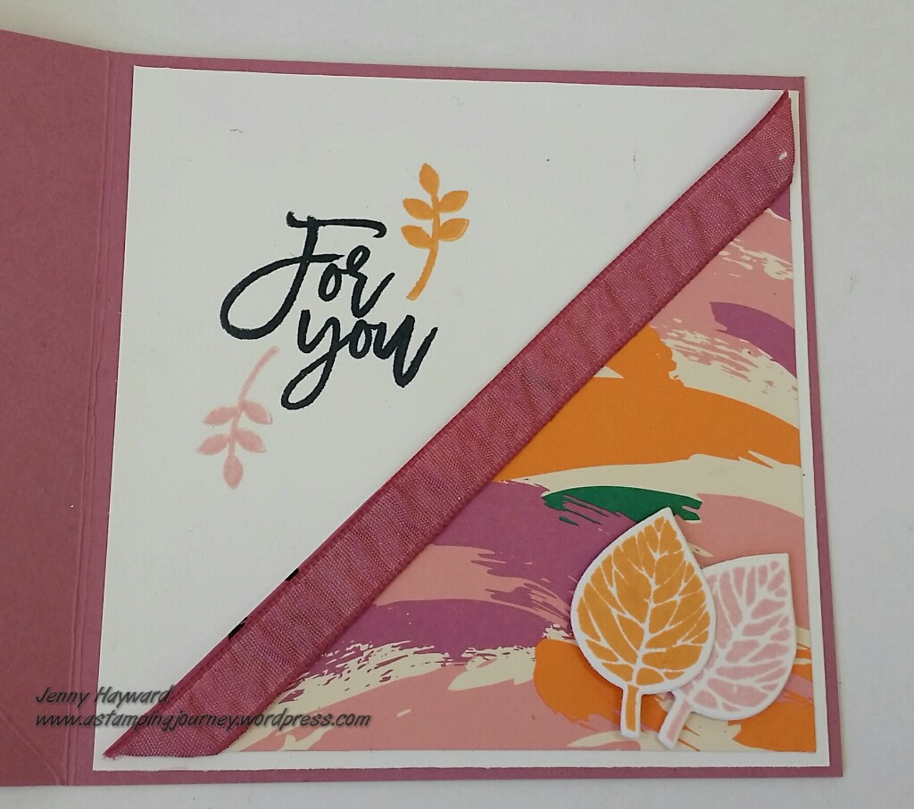 TRIANGLE EASEL CARD WITH THOUGHTFUL BRANCHES! – A Stamping Journey