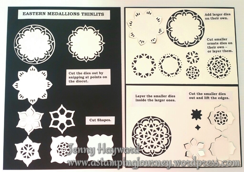DIFFERENT WAYS WITH THE EASTERN MEDALLIONS THINLITS! – A Stamping Journey