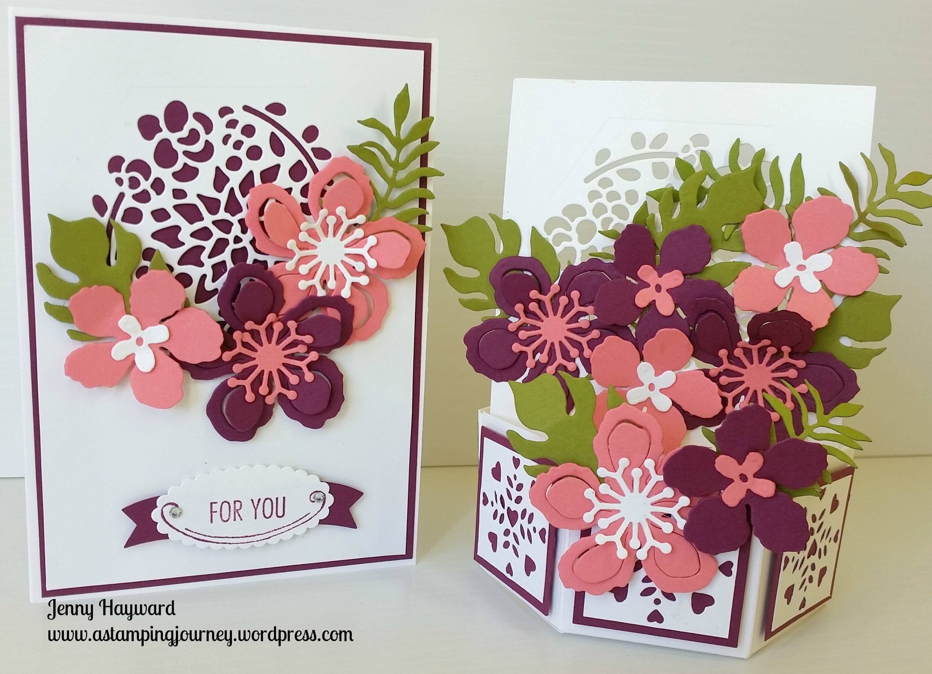 A SPECIAL FLOWER BOX TO GIVE TO MUM – OR ANYONE! – A Stamping Journey