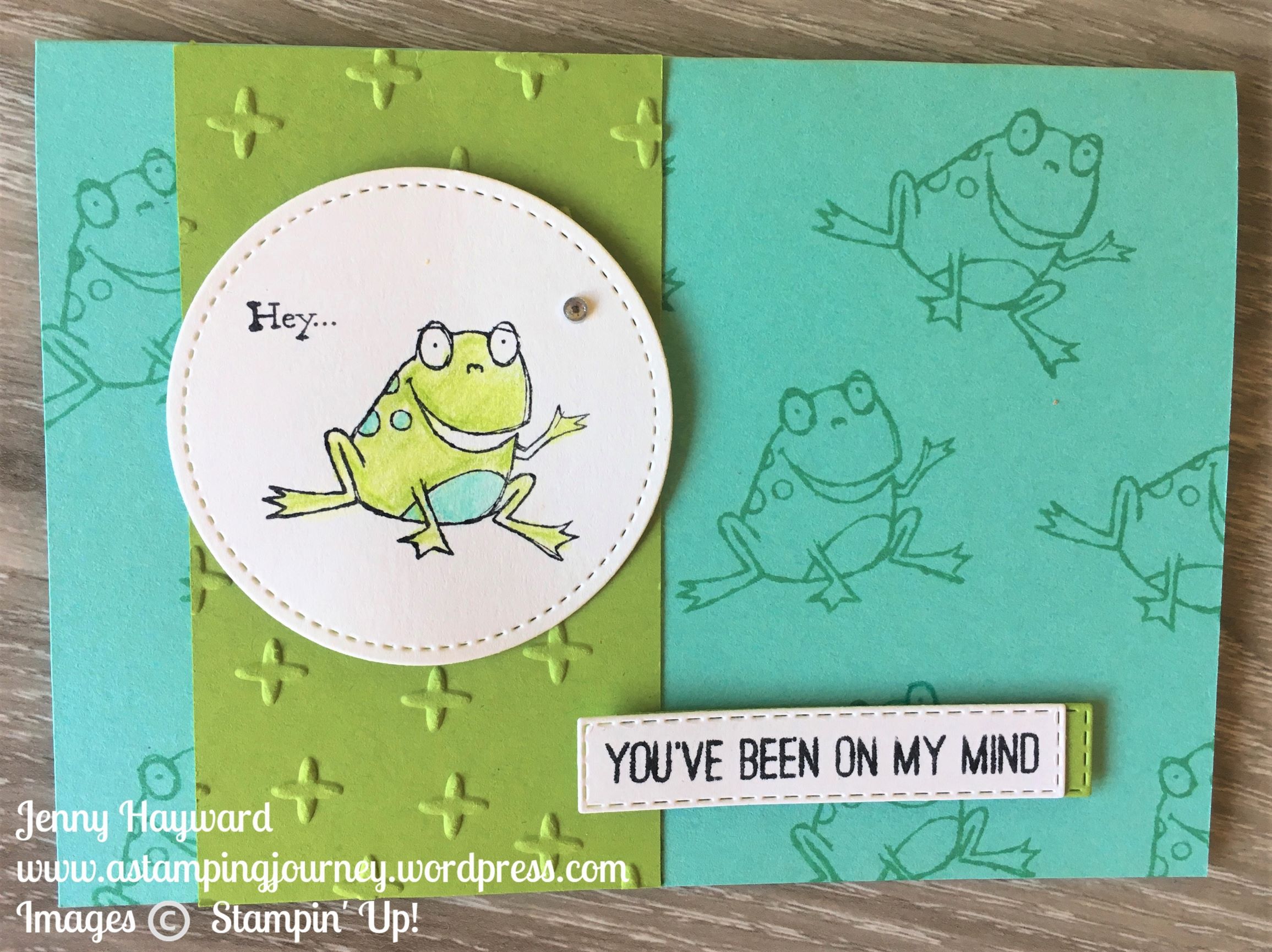 ON MY MIND FROGGY! – A Stamping Journey