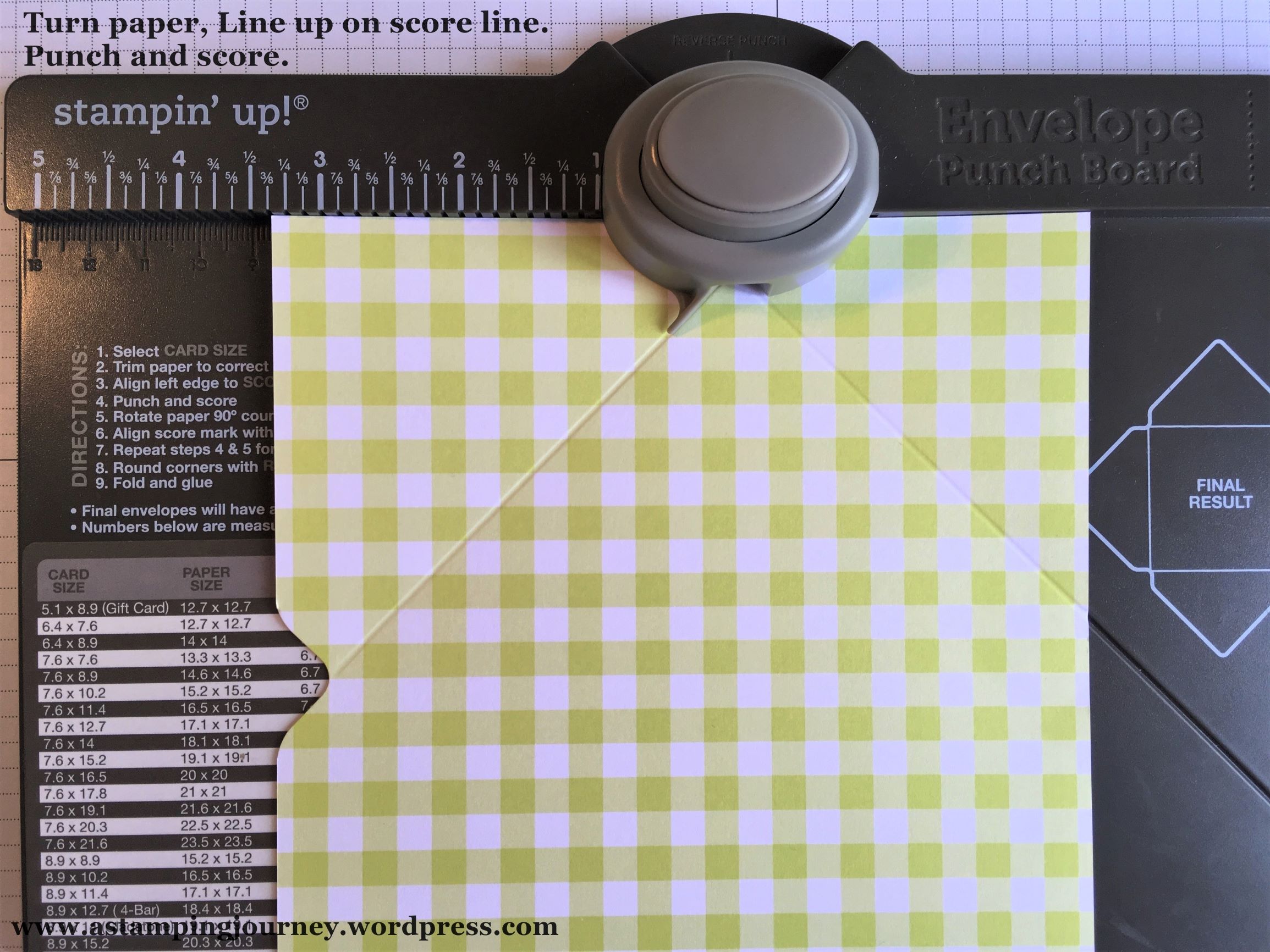 GINGHAM TEA BAG TREAT HOLDER! – A Stamping Journey