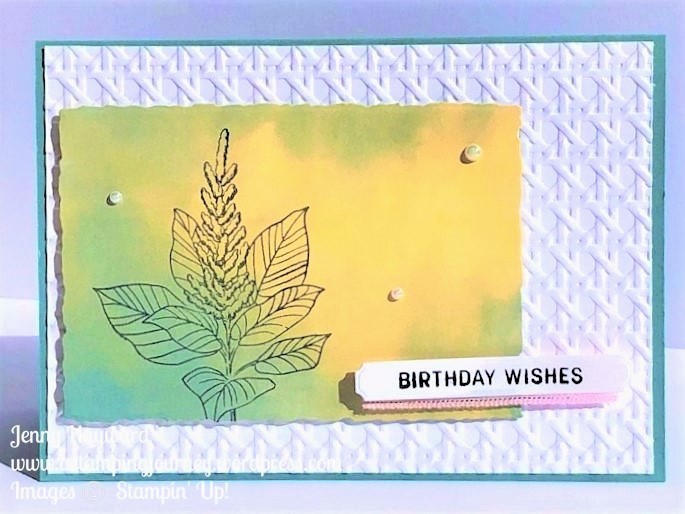 EVERLASTING BEAUTY WITH AN EASY BACKGROUND! – A Stamping Journey