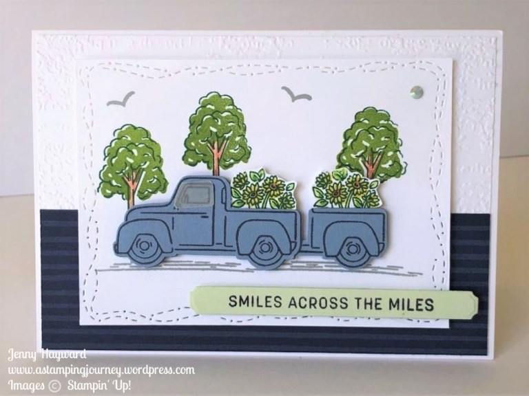 STAMPIN’ UP! TRUCKING ALONG WITH A TRAILER. – A Stamping Journey