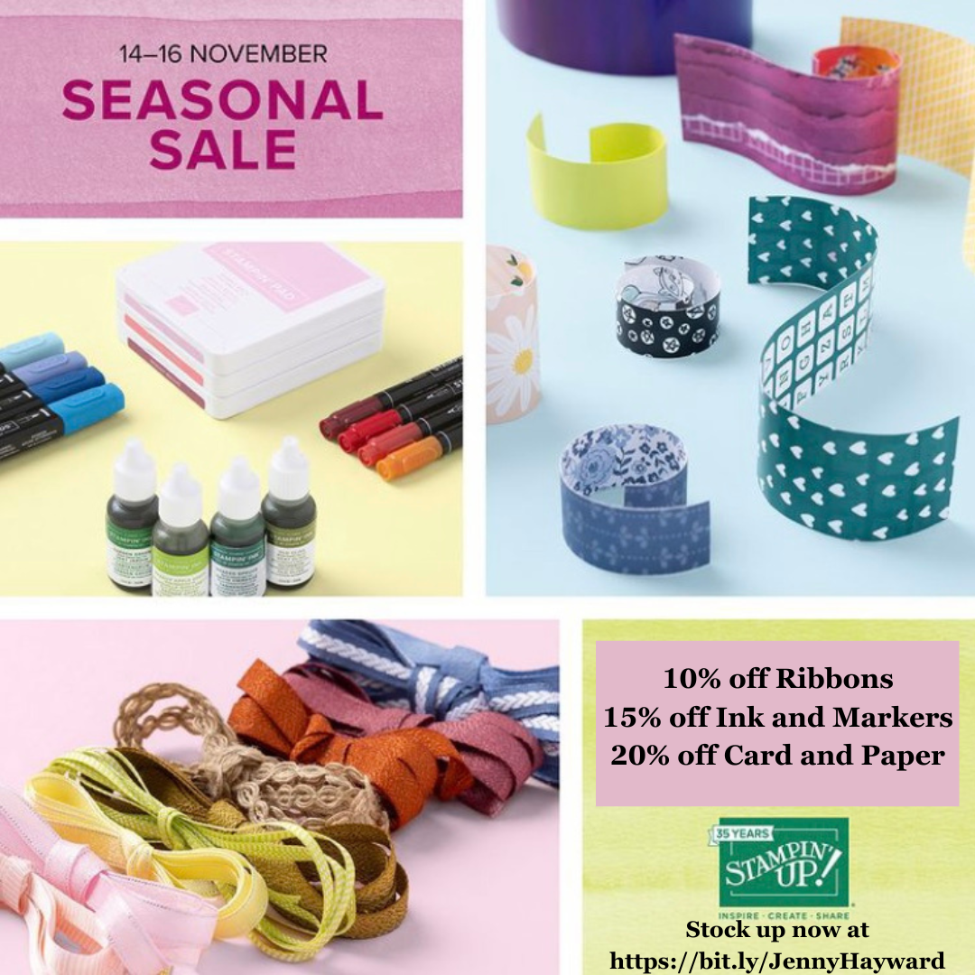 STOCK UP ON RIBBON, INK AND PAPER! – A Stamping Journey