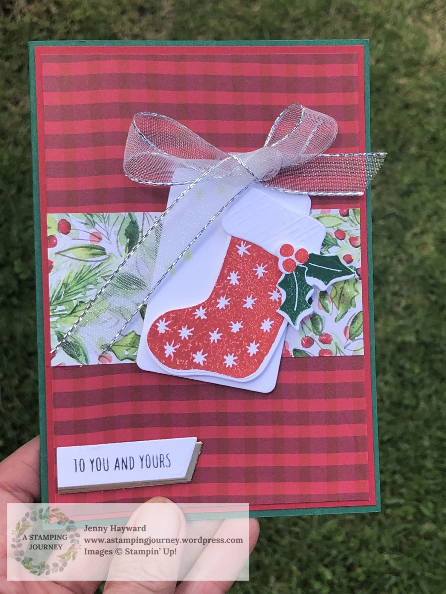 A STOCKING SENDING CHEER CHRISTMAS CARD! – A Stamping Journey