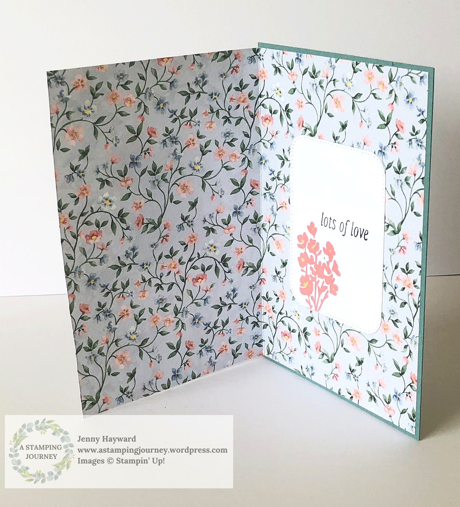 STAMPIN’ UP! FLIGHT AND AIRY PAPER CARD! – A Stamping Journey