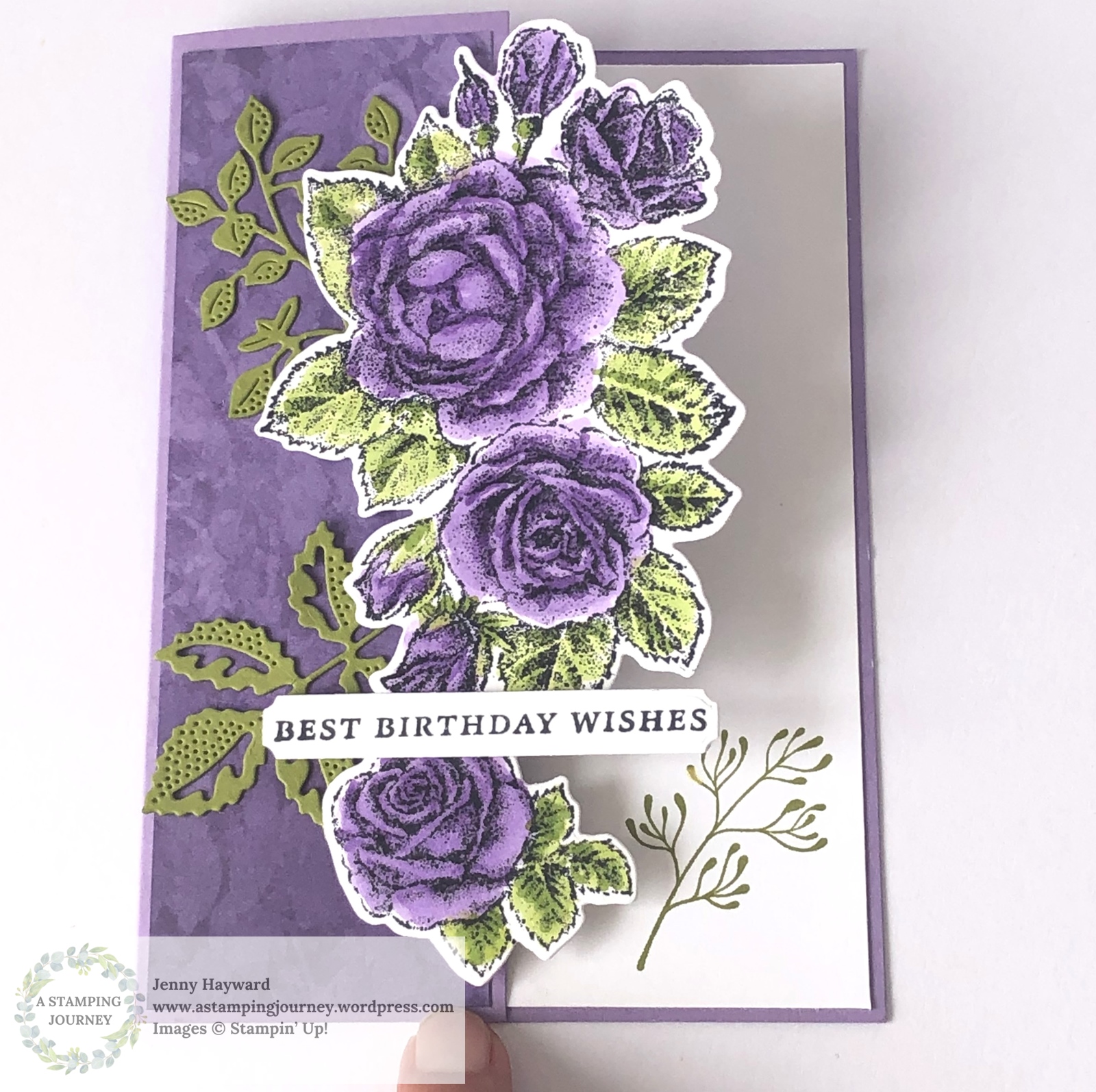 COLOURED SIMPLE STIPPLED ROSES! – A Stamping Journey