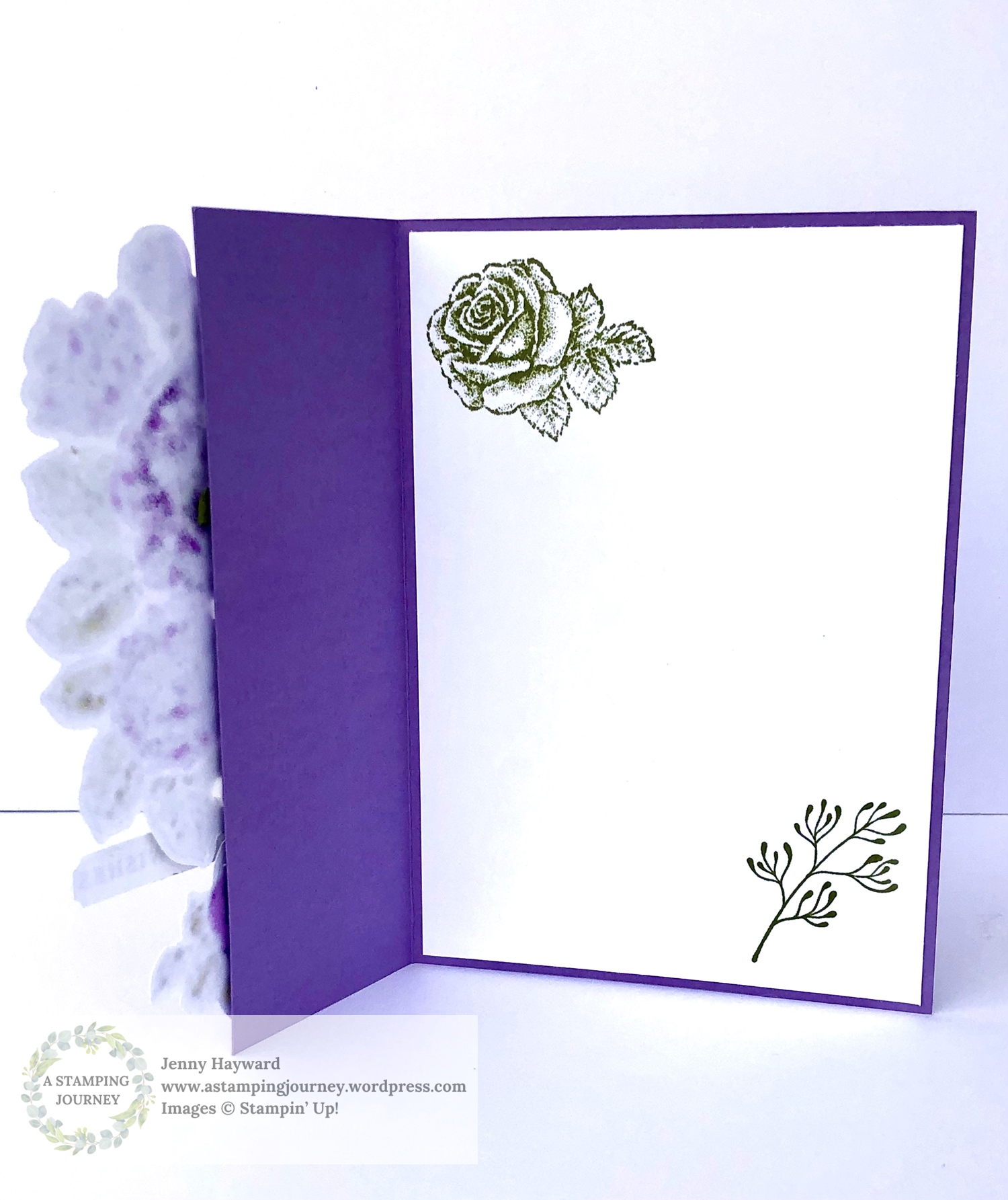 STIPPLED ROSES HALF FRONT CARD + VIDEO! – A Stamping Journey