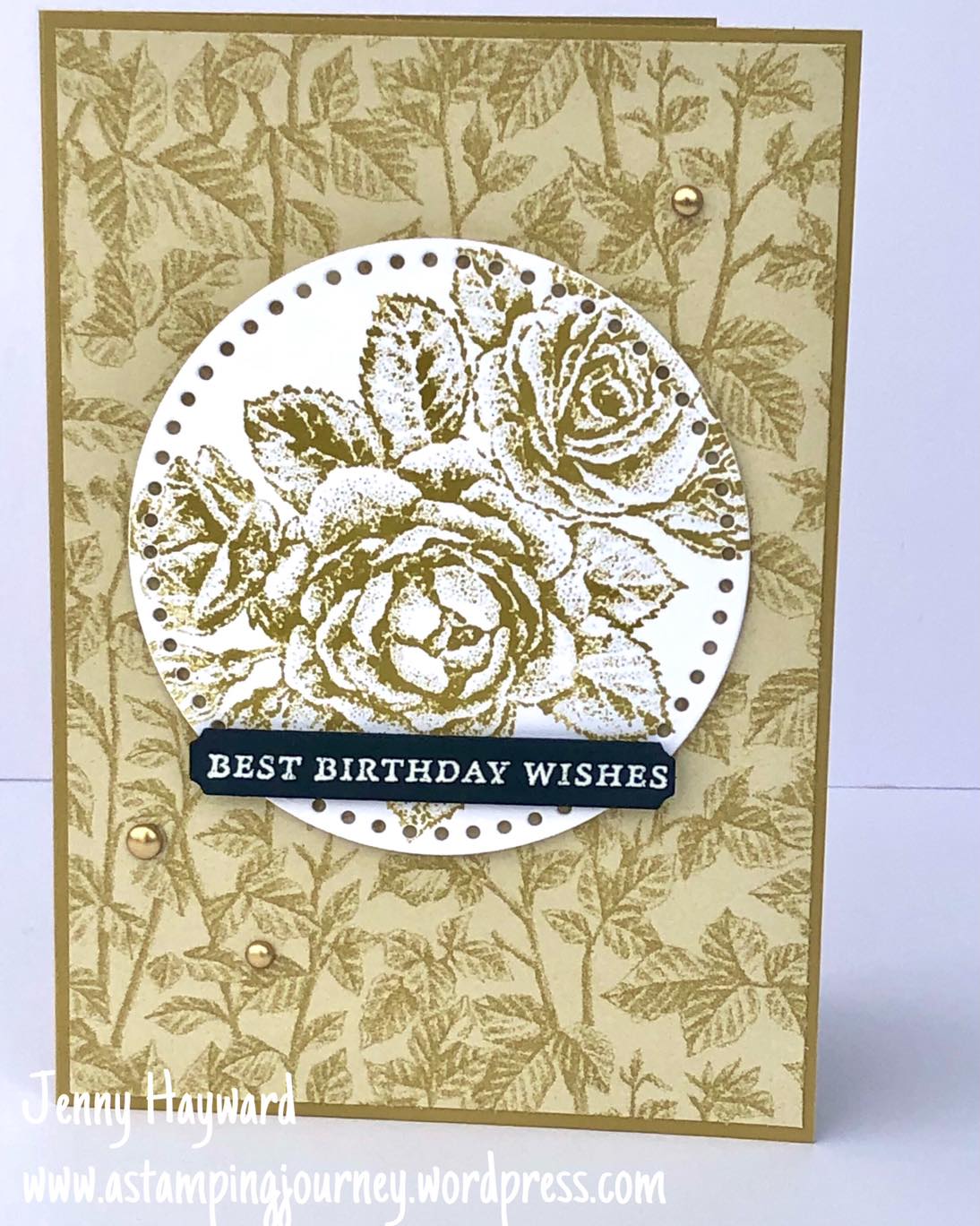 SIMPLE STIPPLED ROSES! – A Stamping Journey