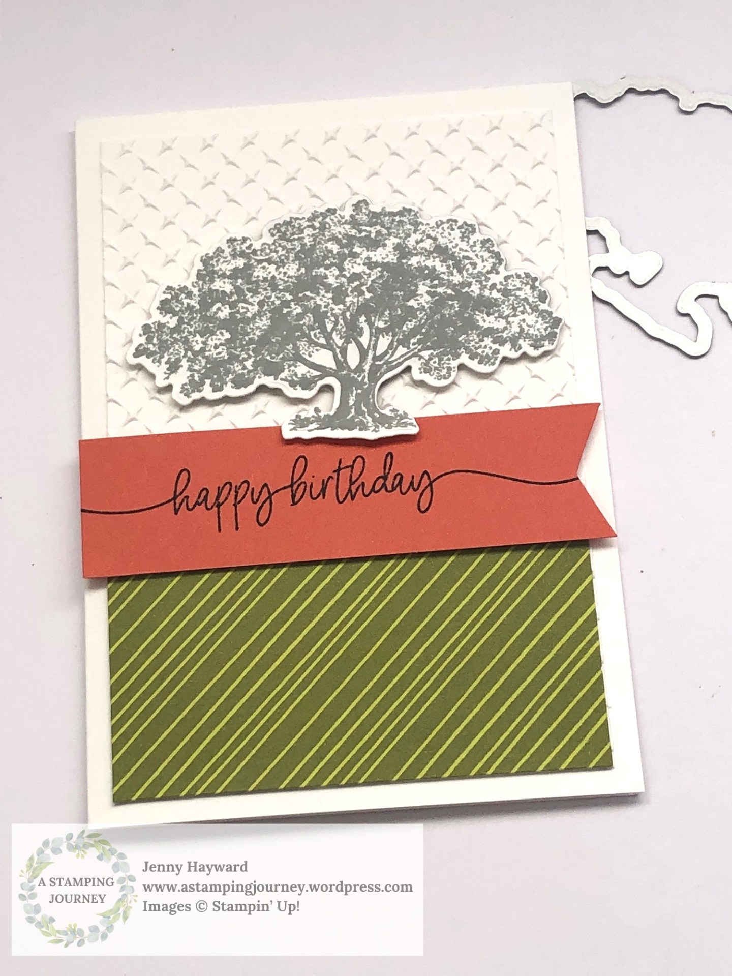 A SIMPLE LOVELIEST TREE BIRTHDAY CARD! – A Stamping Journey