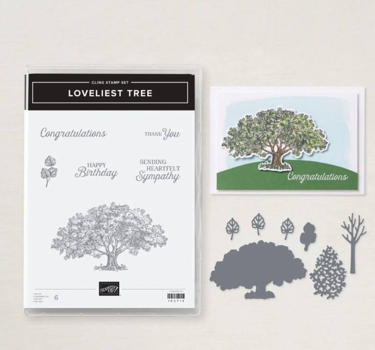 A SIMPLE LOVELIEST TREE BIRTHDAY CARD! – A Stamping Journey