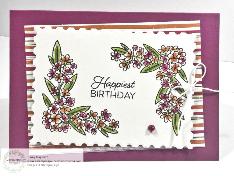A TROPICAL CORNER IN BLOOM CARD! – A Stamping Journey