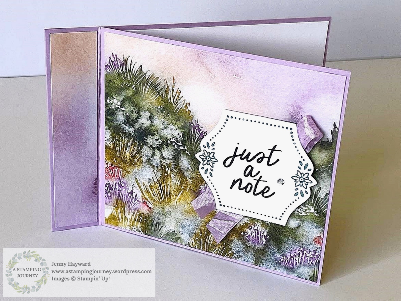 THOUGHTFUL JOURNEY BOOKBINDING CARD – A Stamping Journey