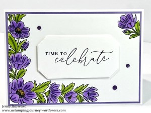 PURPLE FLOWERS WITH THE CORNER IN BLOOM STAMP SET! – A Stamping Journey