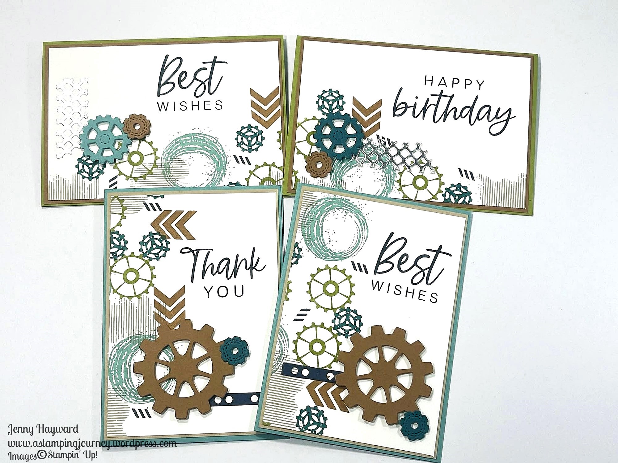 ONE SHEET WONDER STYLE WITH THE STAMPIN’ UP! GEARS AND TEXTURES ~ – A ...